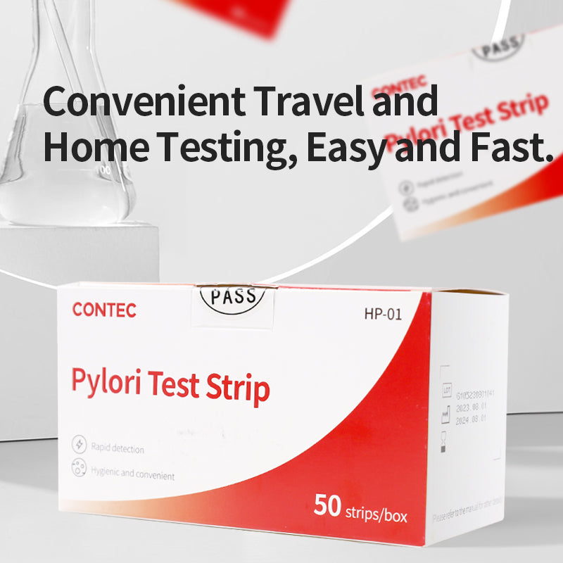 CONTEC 50pcs Gastric Helicobacter Pylori Test Paper Self-Test Oral Cav ...
