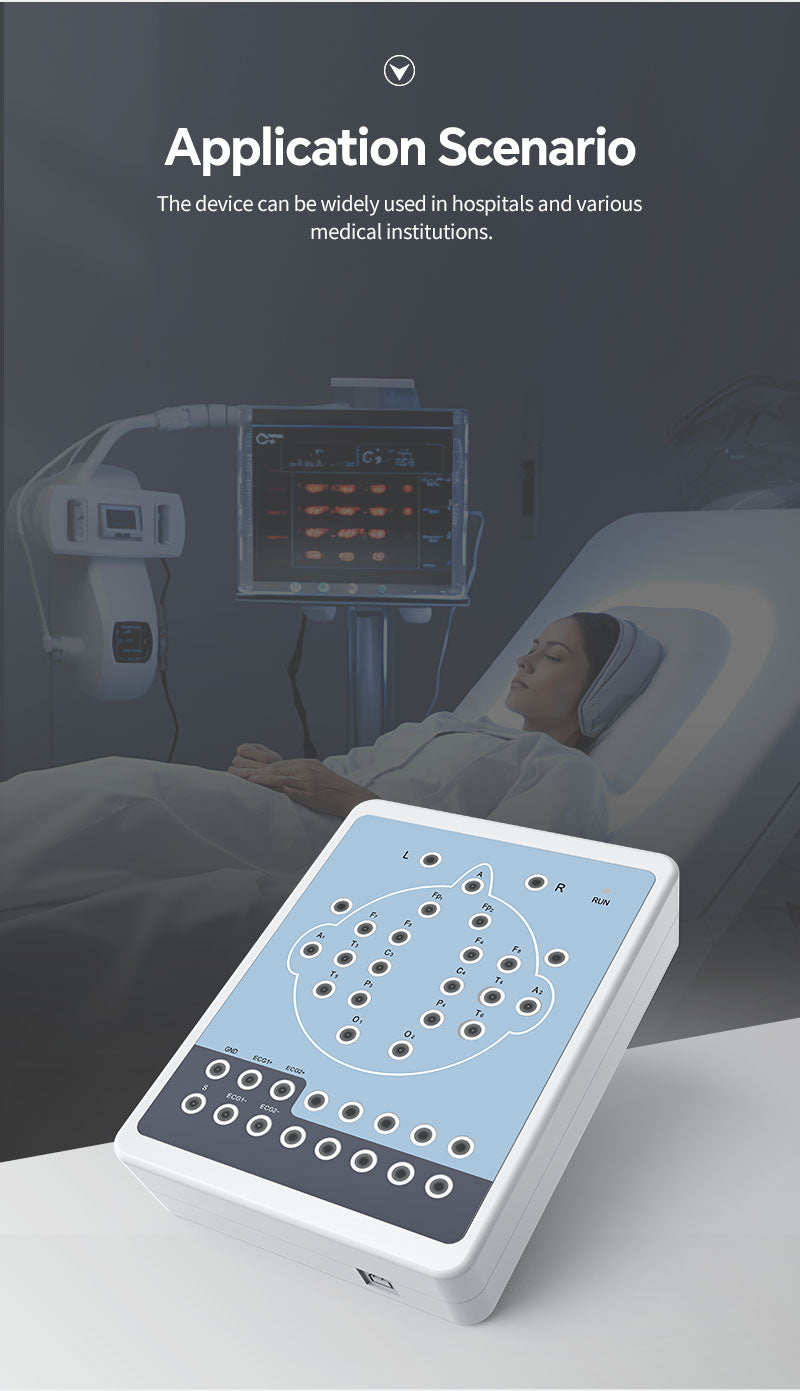 CONTEC KT88-1016 Digital 16-Channel EEG Machine And Mapping System, So ...