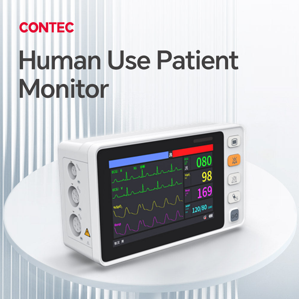 CMS1000 Vital Signs Patient Monitor 6-Parameter 5"Color LCD ICU CCU Op ...