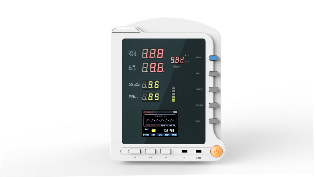 CONTEC CMS5100 Vital Signs Monitor CCU ICU Patient Monitor,NIBP / SPO2 ...