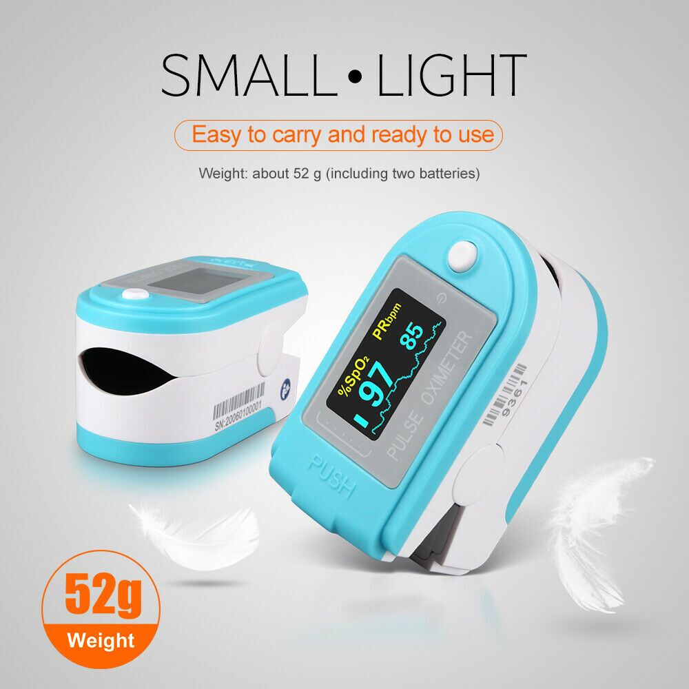 Fingertip Pulse Oximeter CMS50D-BT SPO2 monitor Blood Oxygen Level tes ...
